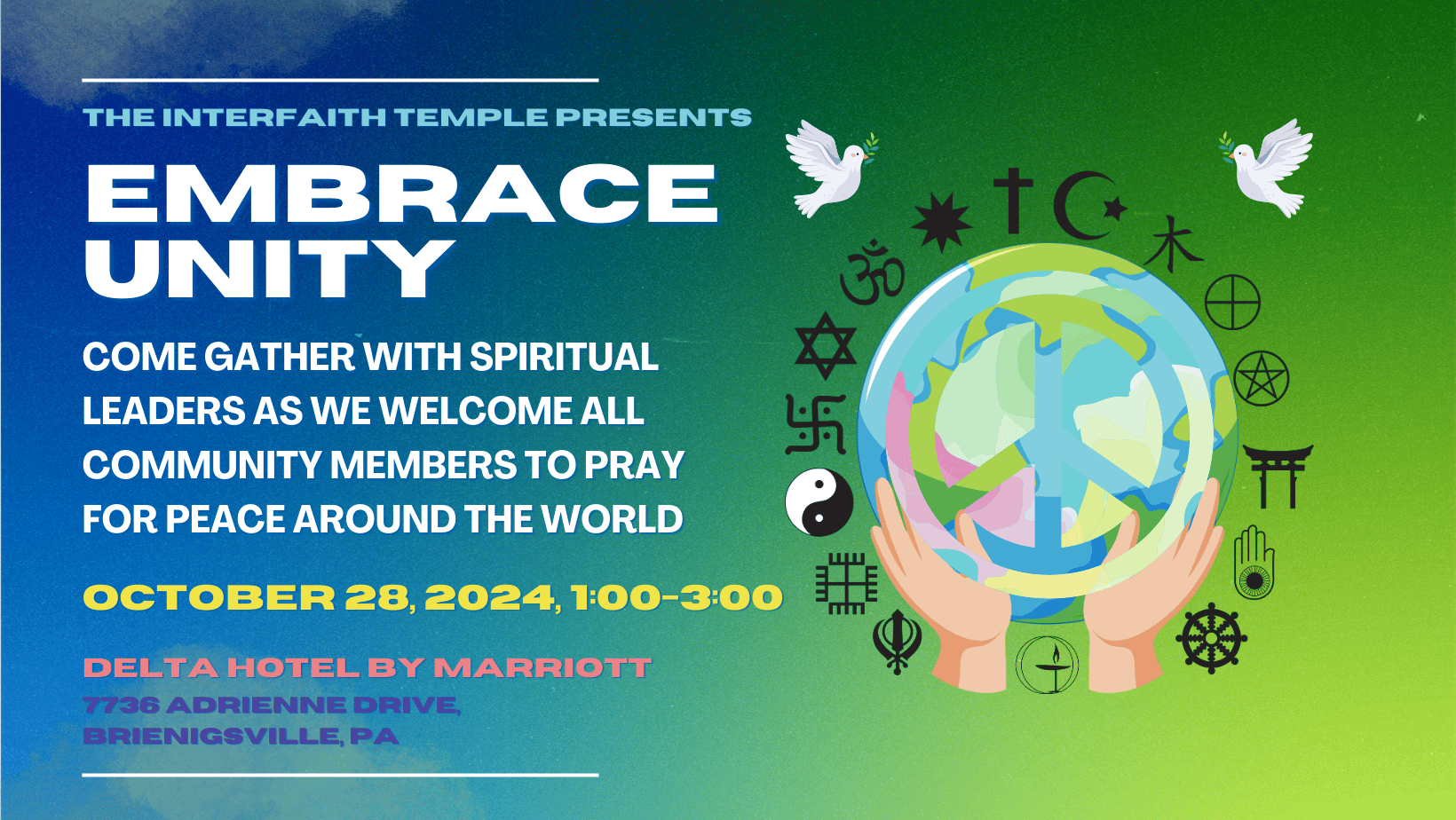 EMBRACE UNITY: A CALL FOR PEACE